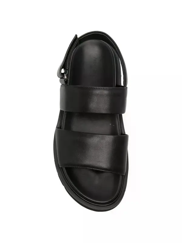 ALBERTO GOZZI Leather Ridged-sole Sandals
