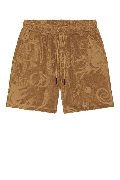 Oas Porto Terrycloth Shorts - Light Brown