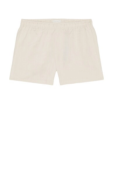 AUTO-REPLY Pull On Linen Blend Shorts - Sand