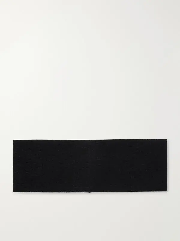 THE ROW Ombrea Cashmere-blend Headband - Black