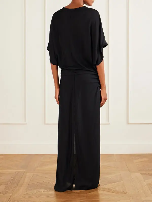 THE ROW Delyra Satin Maxi Dress