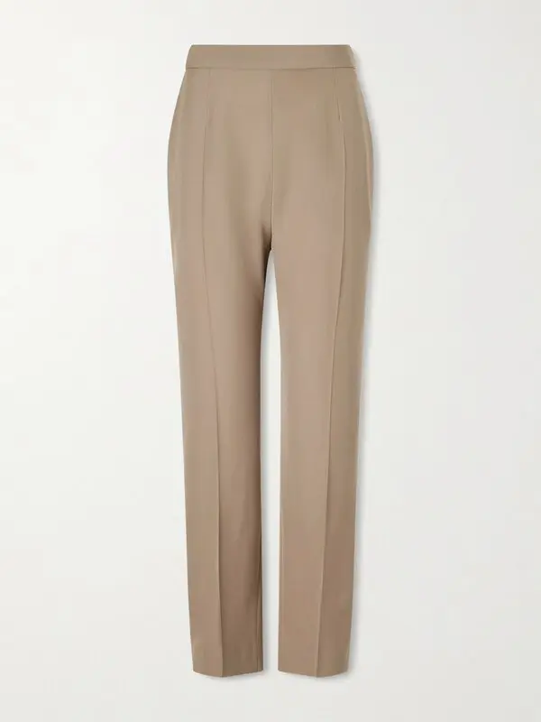 THE ROW Eranza Wool Straight-leg Trousers