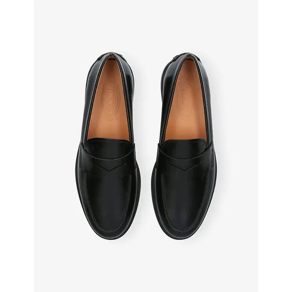 TOD'S Gomma Leather Loafers
