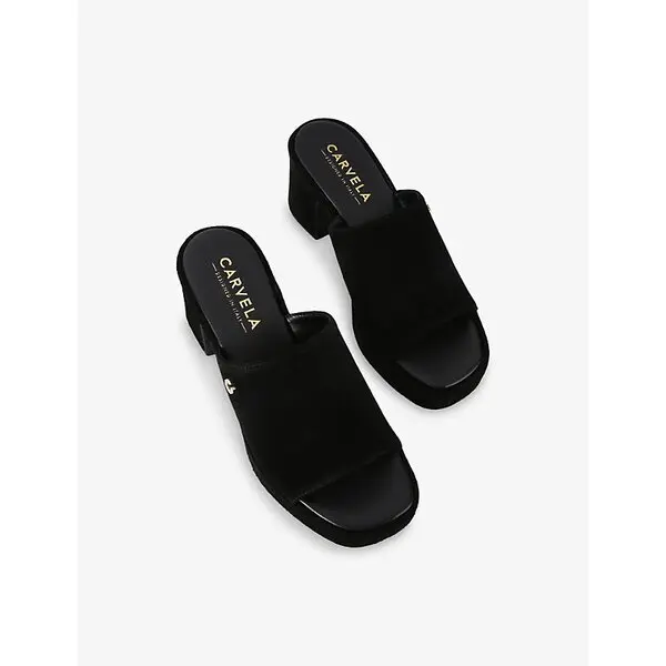 Carvela Letizia Suede Heeled Mules