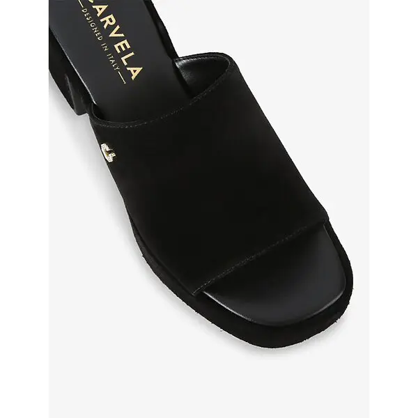 Carvela Letizia Suede Heeled Mules