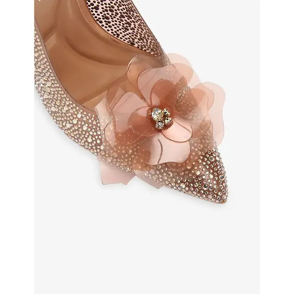 Carvela Positano Flower Embellished Courts