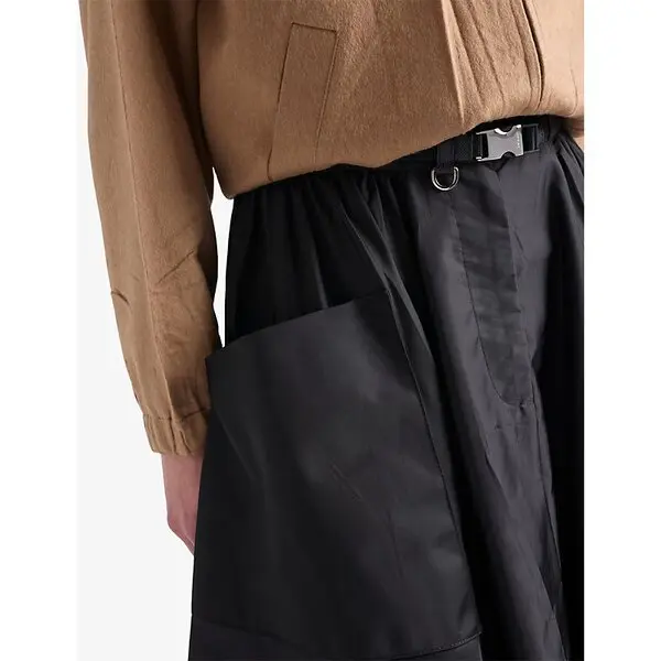 Prada Re-nylon Circle Midi Skirt