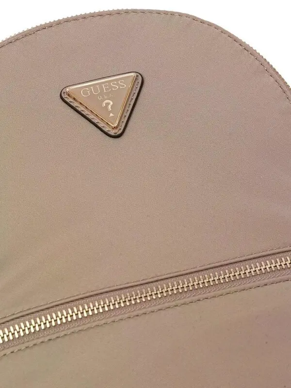 Guess Logo-plaque Zip-around Backpack