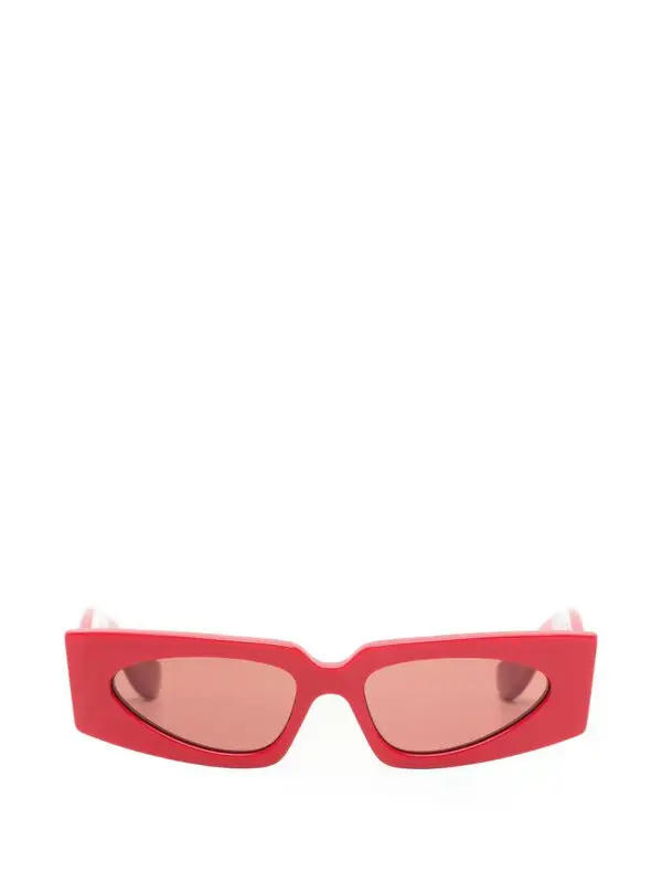 Valentino Garavani Vlogo Rectangle-frame Sunglasses