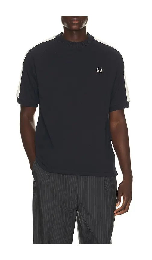 Fred Perry Cable Taped T-shirt - Blue