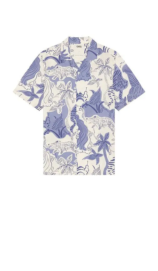 Oas Mystea Rocco Shirt In . Also - Blue