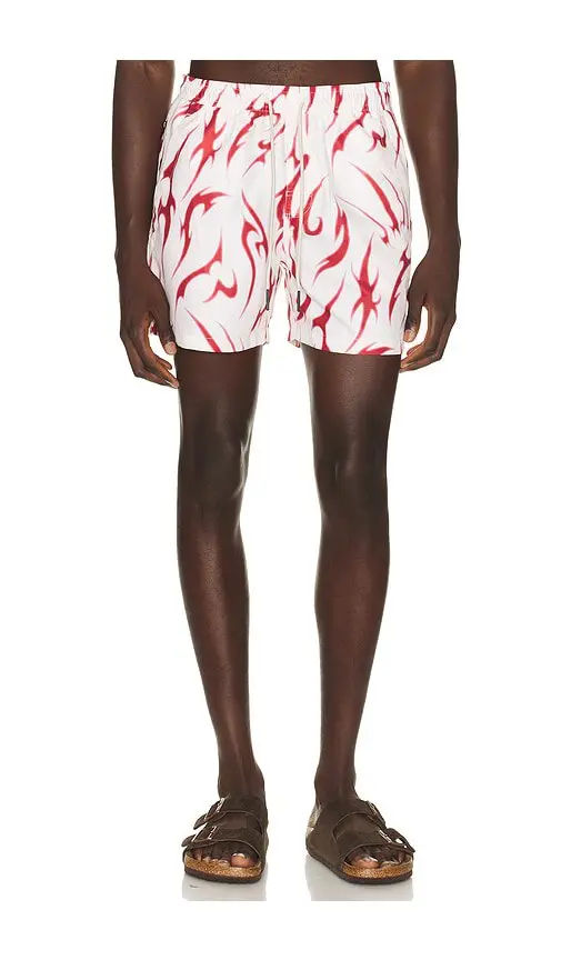 Oas Tribalo Swim Shorts - Red