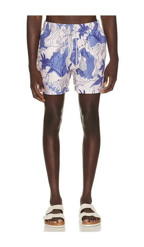 Oas Mystea Swim Shorts In . Also - Blue