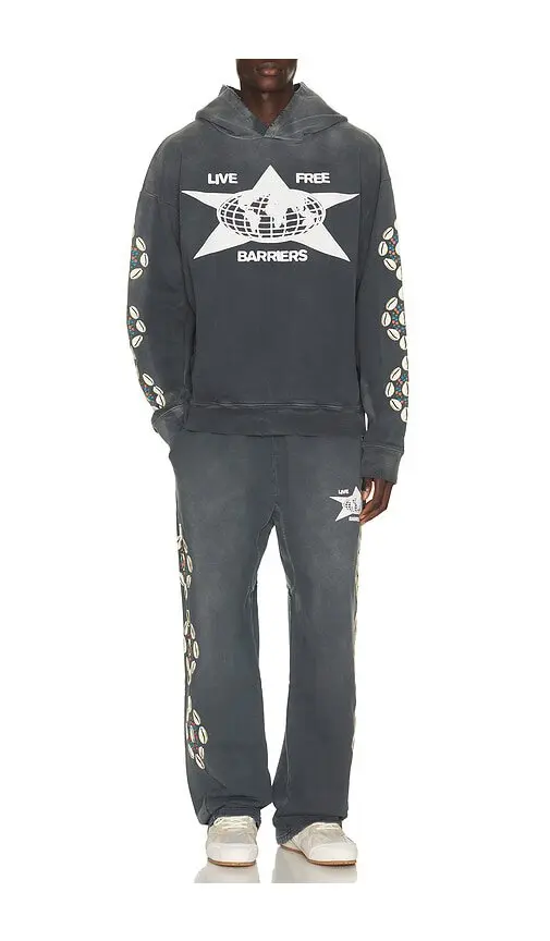 BARRIERS WORLDWIDE Cowrie Shell Hoodie