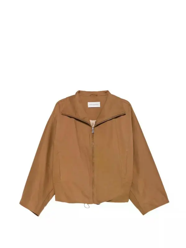 Nour Hammour Francois Zip-fastening Jacket - Brown