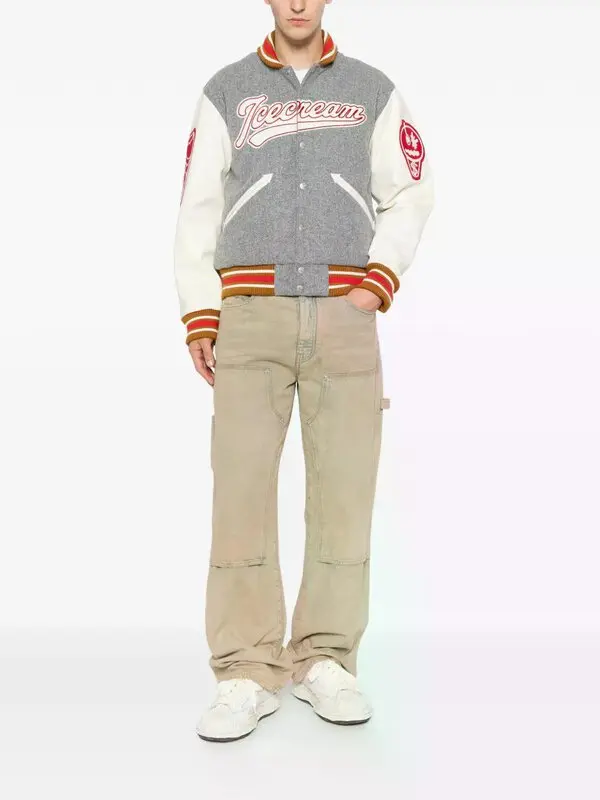ICECREAM Logo-patch Bomber Jacket