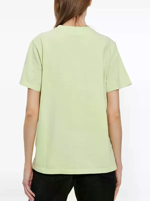 GANNI Logo Embroidered T-shirt