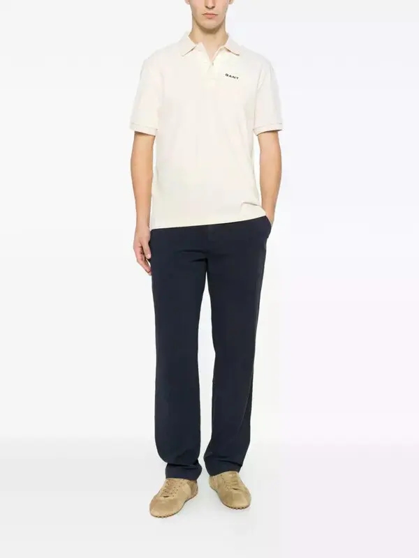 Gant Logo-print Piqué Polo Shirt