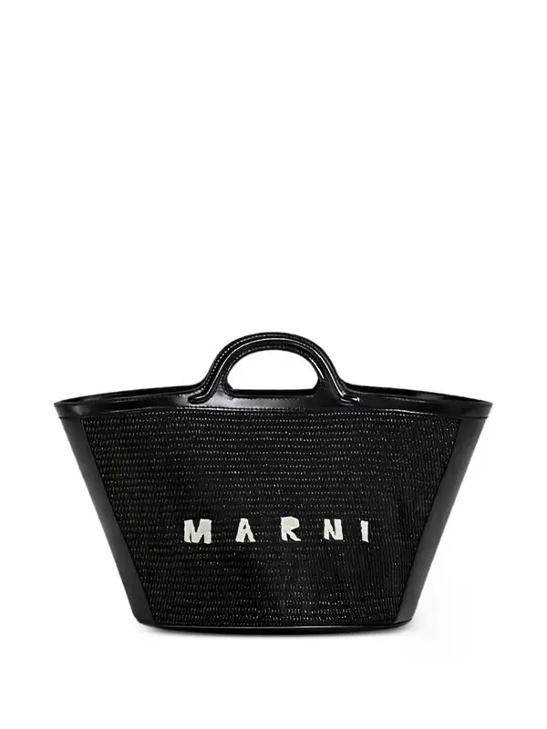 Marni Small Tropicalia Woven Tote Bag