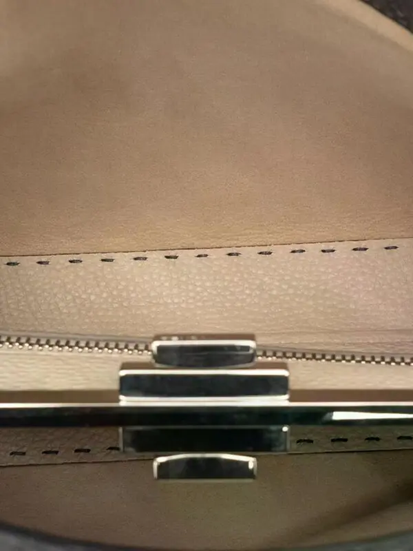 Fendi Medium Peekaboo Iconic Satchel - Grey