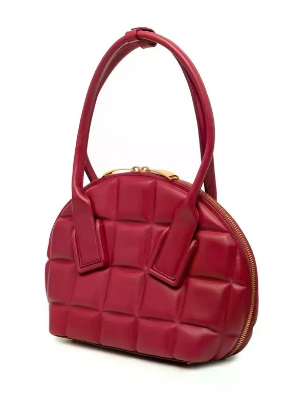 Bottega Veneta Small Padded Leather Bag - Red