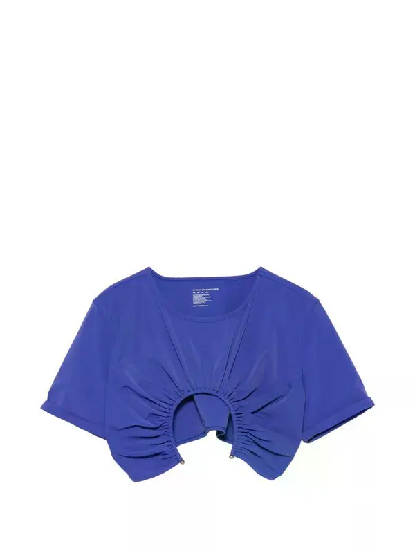 Christopher Esber U-prong Short-sleeve Top - Blue