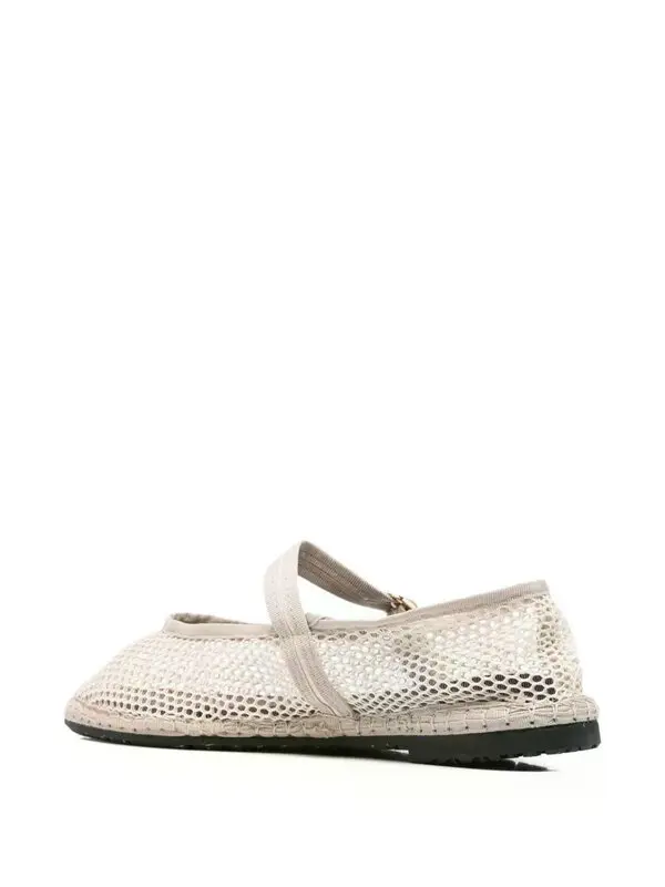 FLABELUS Isabella Mesh Ballet Flats - Neutrals