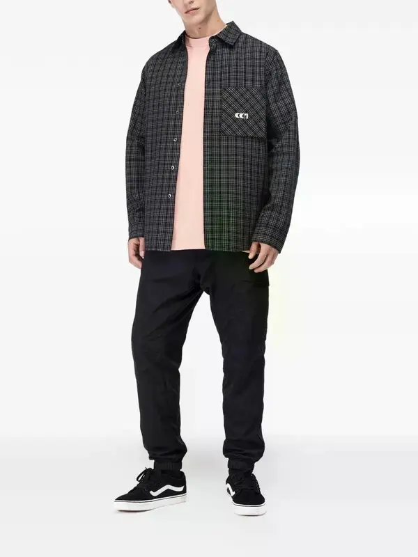 CIARAN Cc1 Grid Check Embroidered Shirt