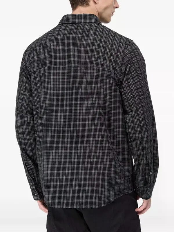 CIARAN Cc1 Grid Check Embroidered Shirt