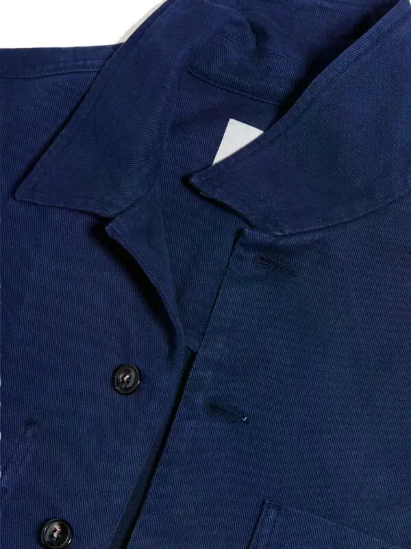 CIARAN X Parallelle Embroidered Logo Cotton Twill Overshirt