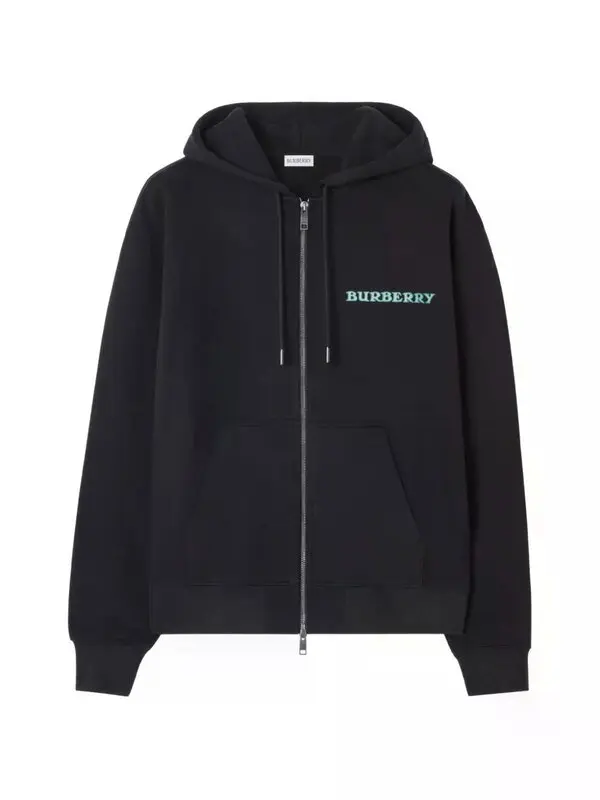 Burberry Logo Zip Hoodie
