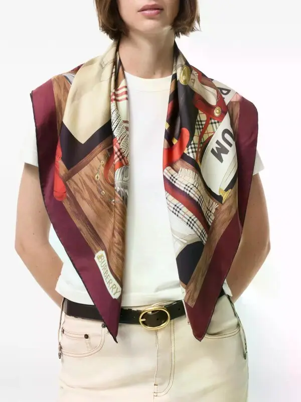 Burberry Wardrobe Silk Scarf