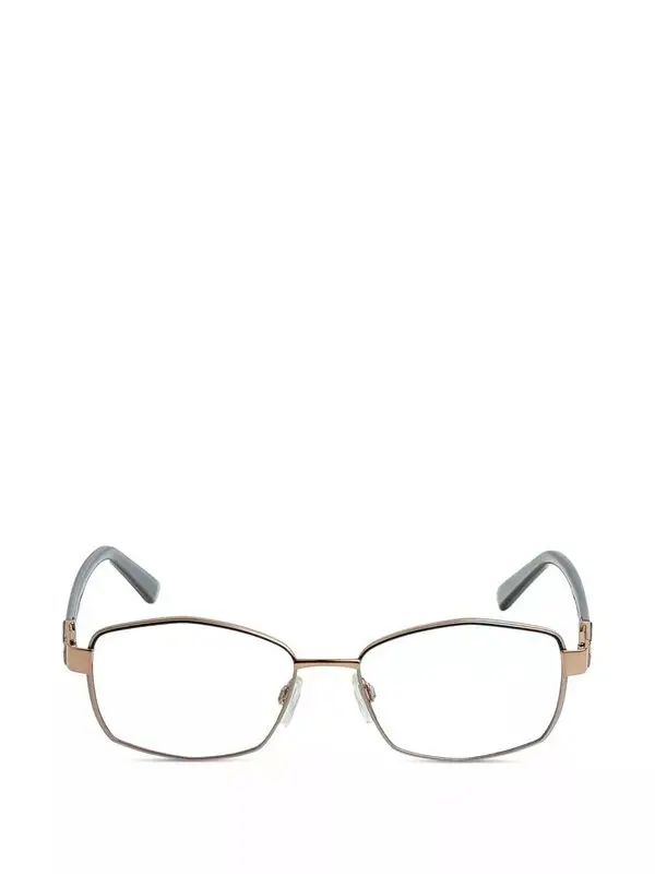 Cazal 1292 Geometric-frame Glasses - Silver