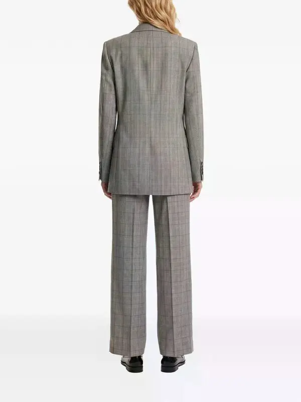 SITUATIONIST Check Double-breasted Blazer