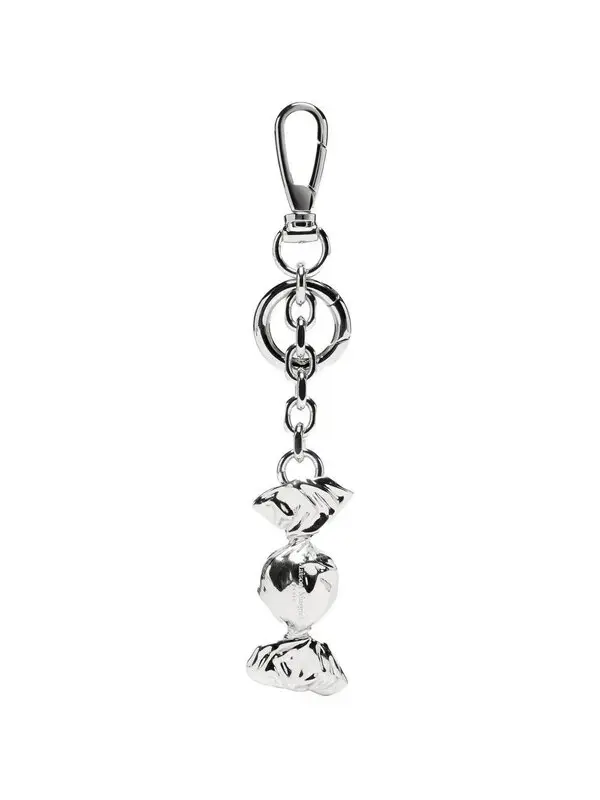 MAISON MARGIELA Candy-charm Chain Keyring - Silver