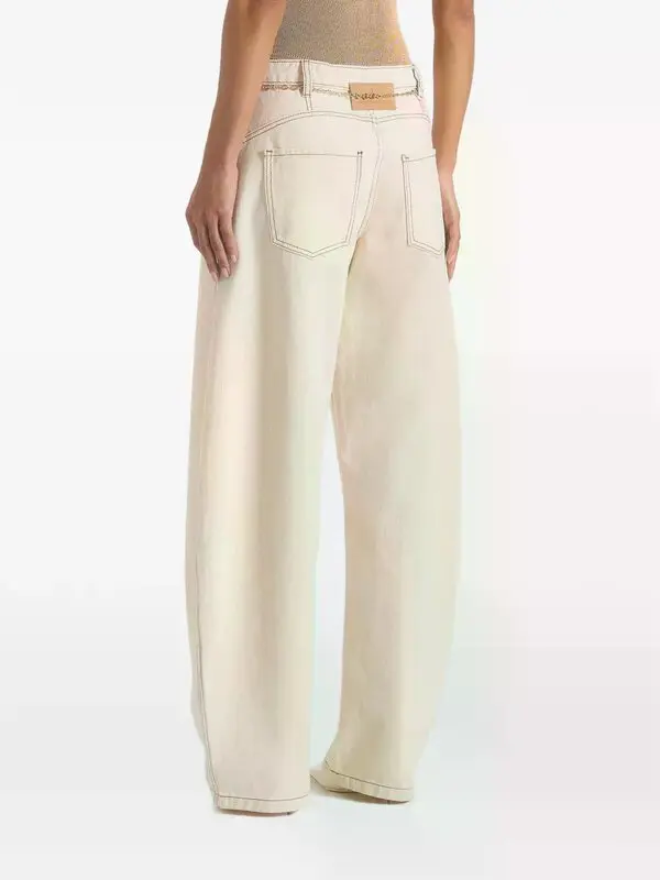 Manière De Voir Maniere De Voir Enora Hourglass Barrel Leg Jeans