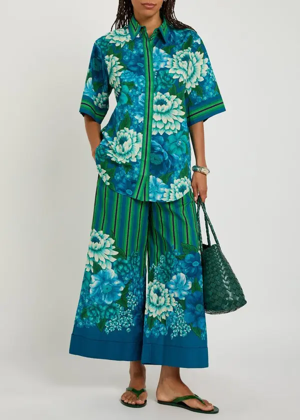 ALEMAIS Alémais Margo Floral-print Cotton Shirt - Multicoloured