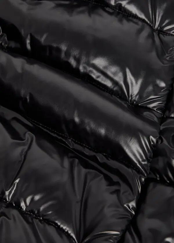 Herno Quilted Shell Coat - Black