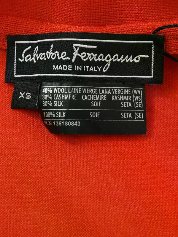 FERRAGAMO V-neck Long Cardigan