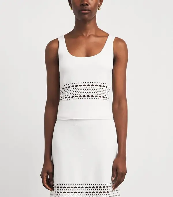 Simkhai Fitzgerald Stretch-jersey Cut-out Tank Top