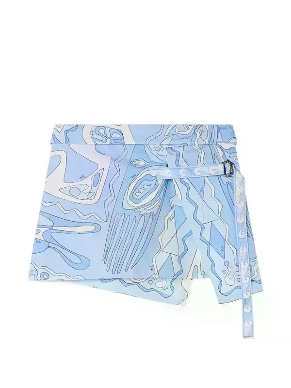 Emilio Pucci Strapless Cropped Top - Blue