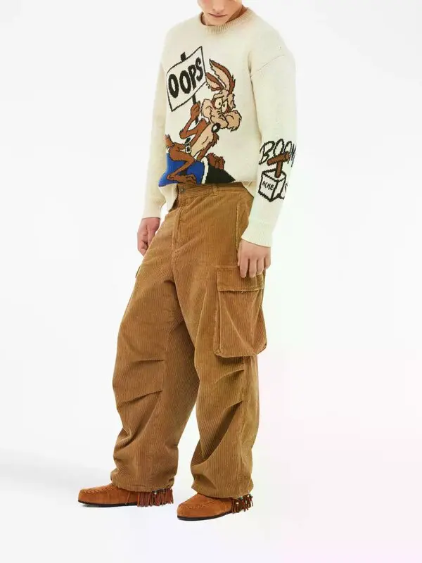 Alanui Velvet Corduroy Cargo Pants