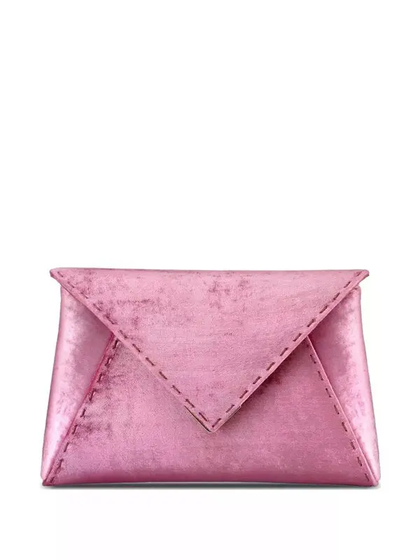 Tyler Ellis Small Lee Pouchet Clutch Bag - Pink