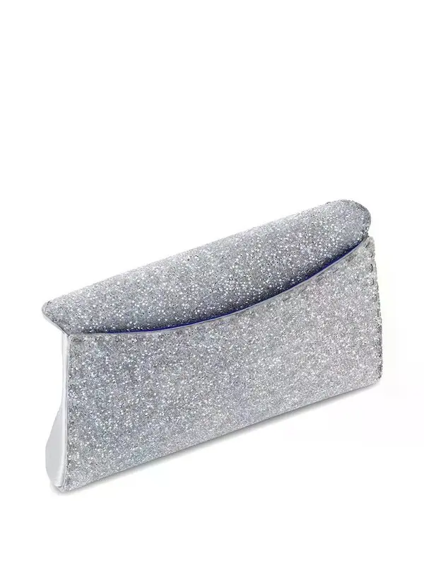 Tyler Ellis Small Lee Pouchet Clutch Bag - Silver