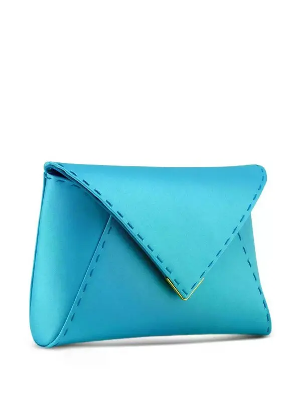 Tyler Ellis Small Pouchet Clutch Bag - Blue