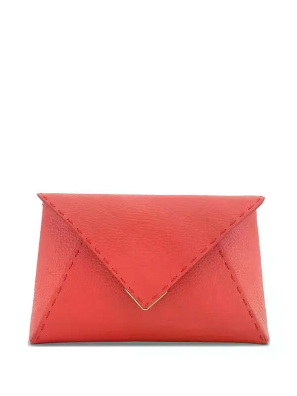 Tyler Ellis Small Lee Pouchet Clutch Bag - Red