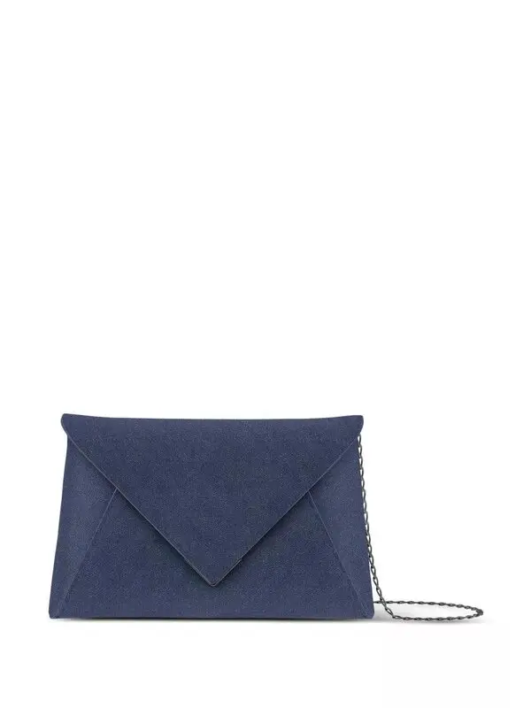 Tyler Ellis Large Lee Pouchet Clutch Bag - Blue