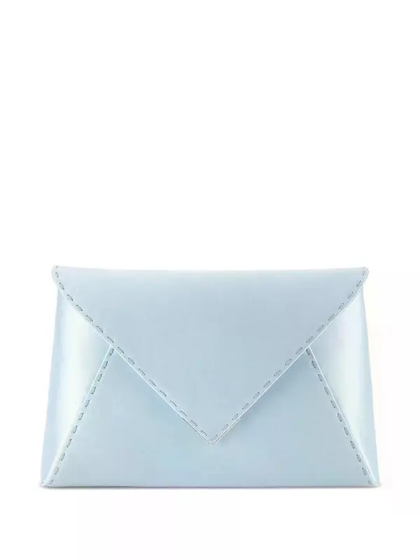 Tyler Ellis Large Lee Pouchet Clutch Bag - Blue