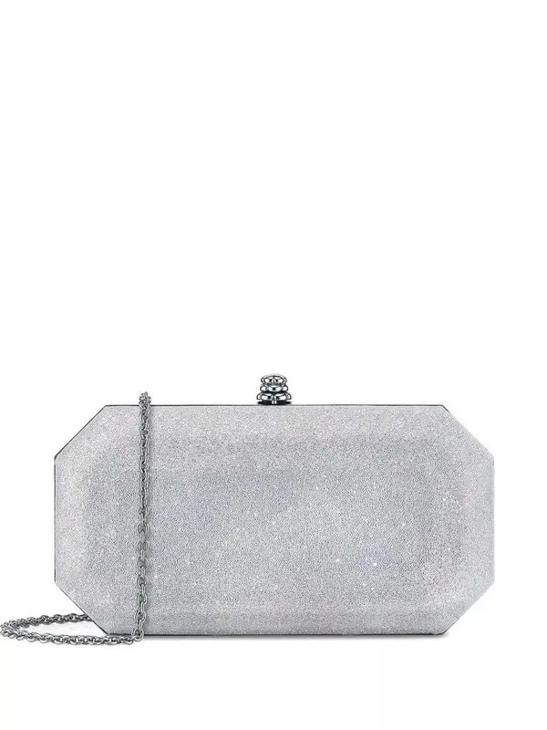 Tyler Ellis Small Perry Clutch Bag - Silver