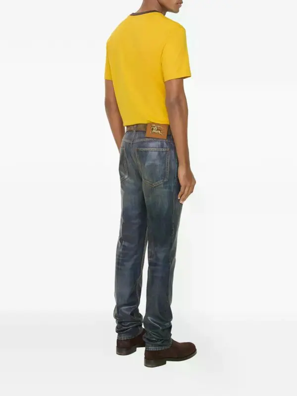 Burberry Slim Coated Denim Jeans